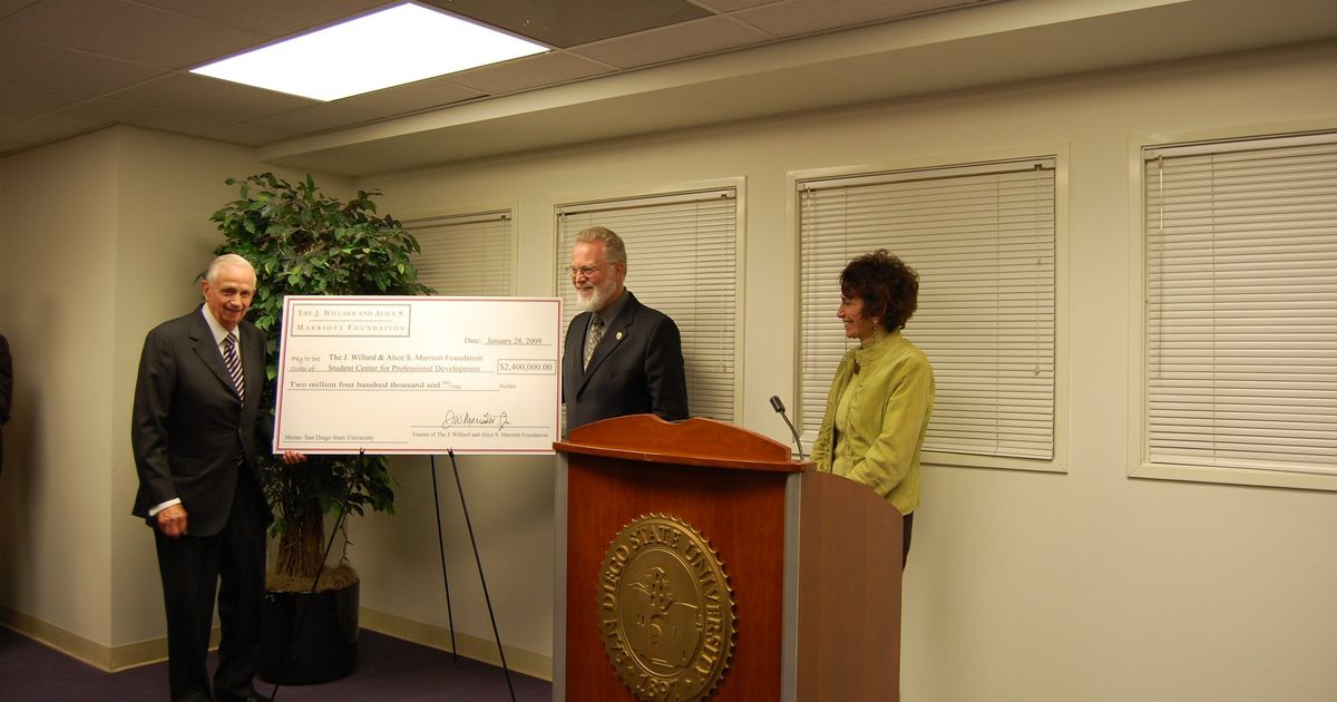 Marriott Foundation Invests $2.4 Million in SDSU School of Hospitality ...